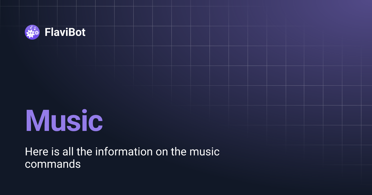 Music | FlaviBot